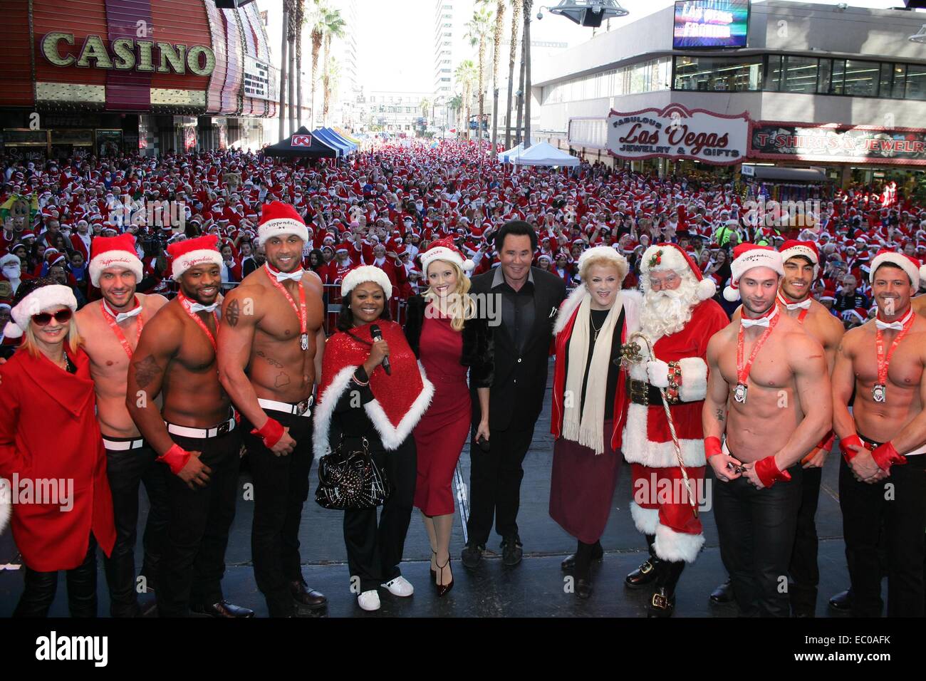 Chippendales and santa Banque de photographies et d’images à haute ...