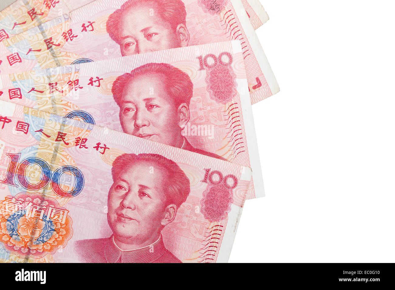 Billets de banque en yuan chinois 100 Banque de photographies et d ...