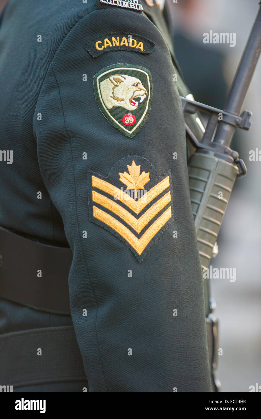 Uniforme militaire canadien Banque de photographies et d’images à haute ...