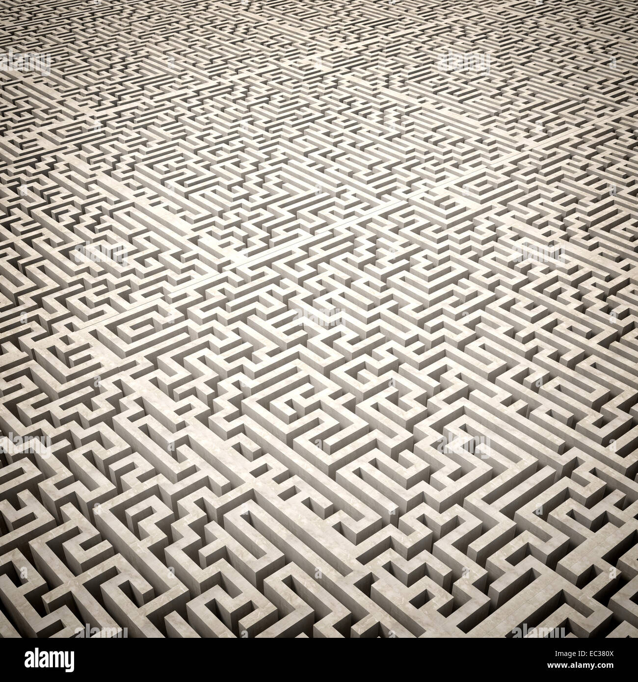 3d labyrinth maze Banque de photographies et d’images à haute ...