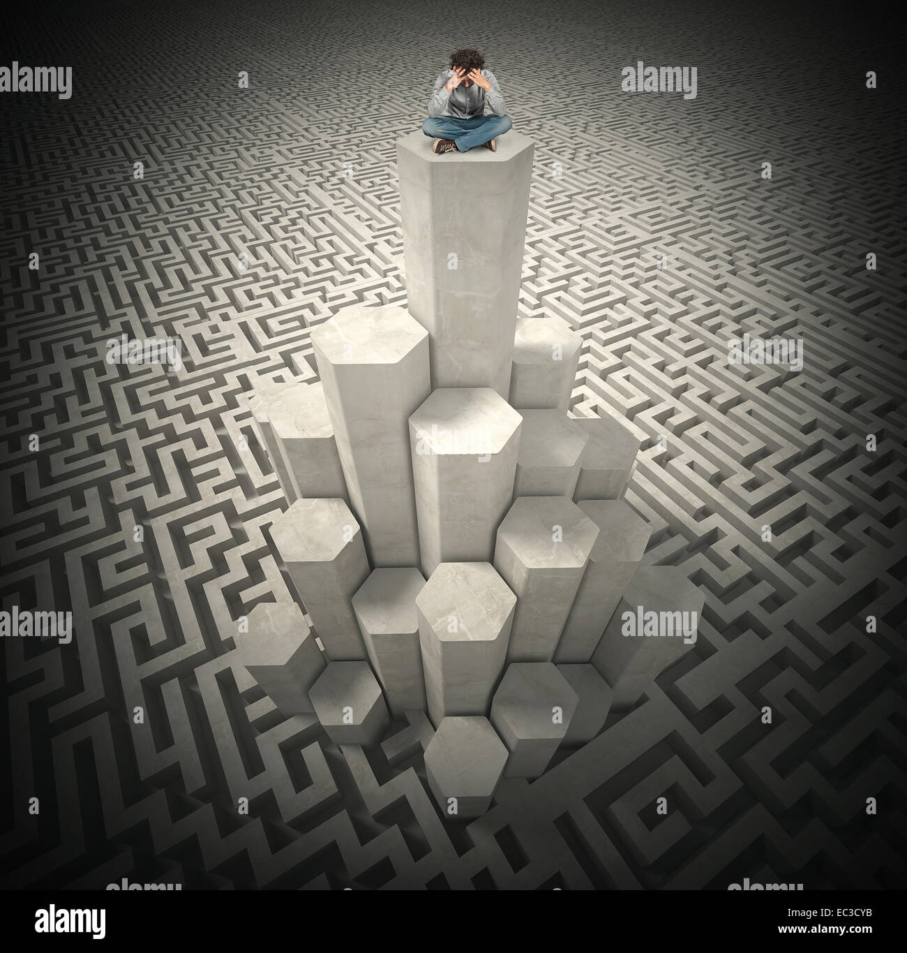 Homme solitaire Banque de photographies et d’images à haute résolution ...