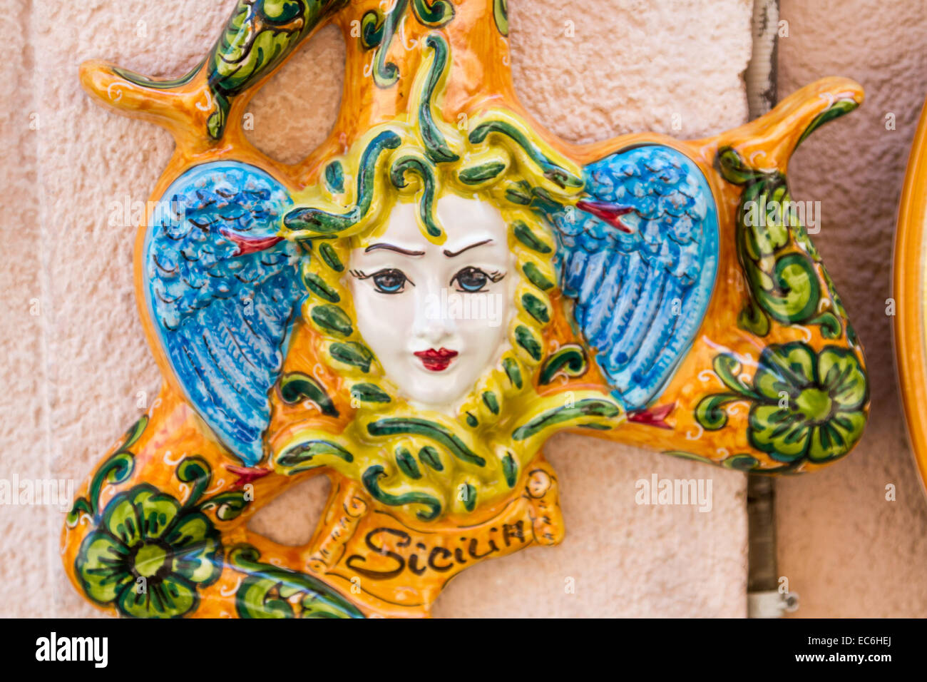 Trinacria, symbole de la Sicile Photo Stock - Alamy
