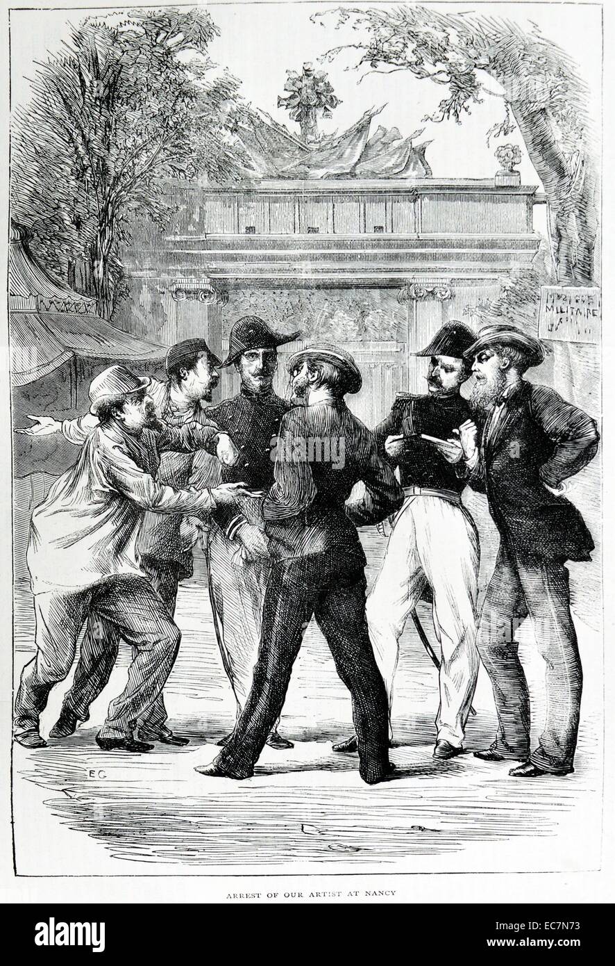 Arrestation par la police 19ème siecle Banque de photographies et d ...