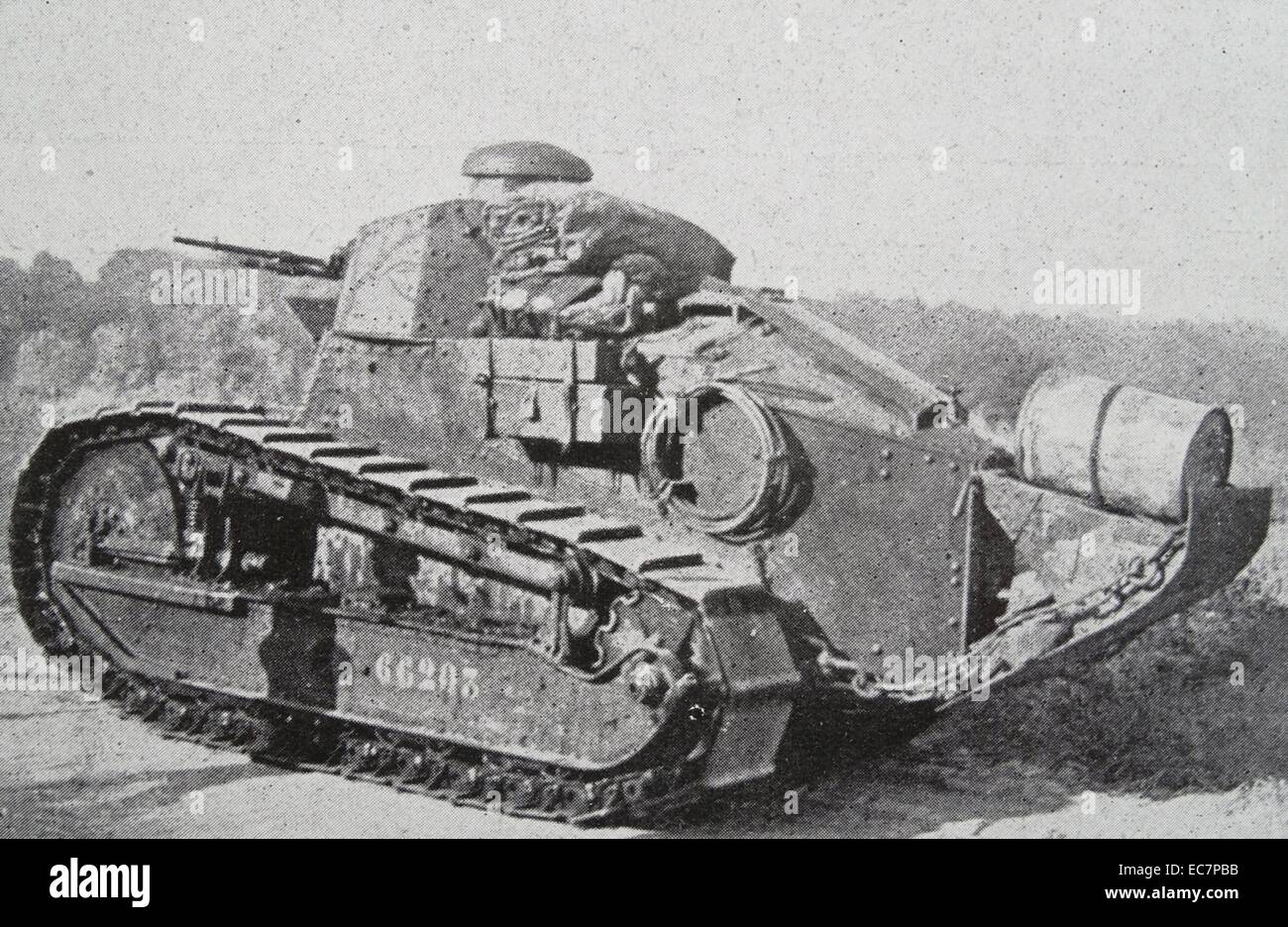 French first world war tank Banque de photographies et d’images à haute ...