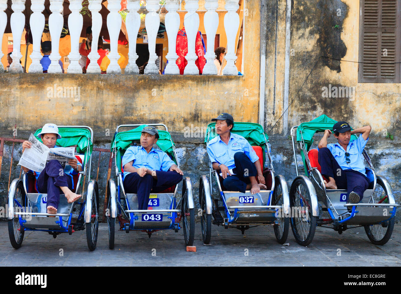 Cyclo-pousse traditionnel tuk tuk, Hoi An, Vietnam Photo Stock - Alamy