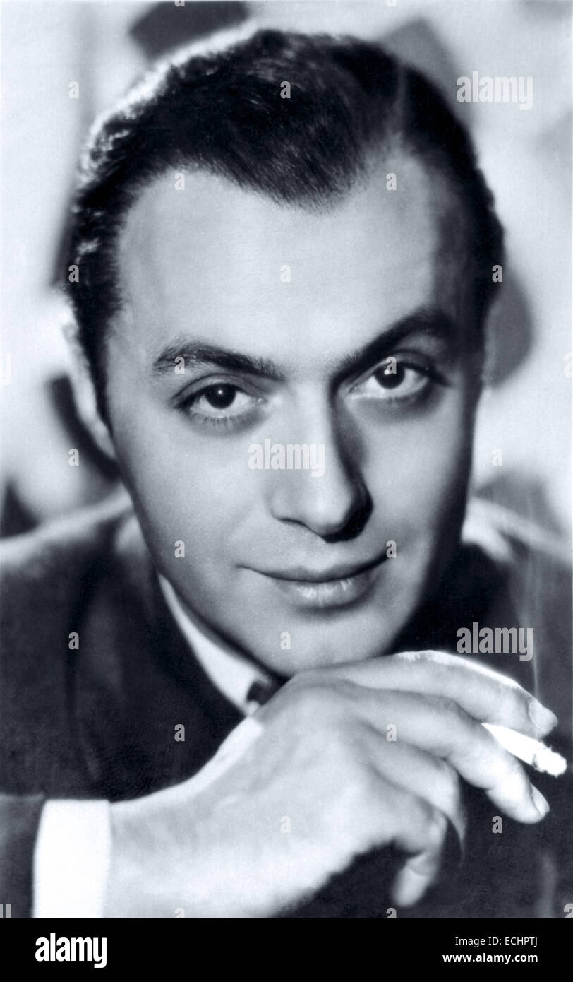 Charles Boyer à partir d'une carte 1930 Ross Verlag Photo Stock - Alamy