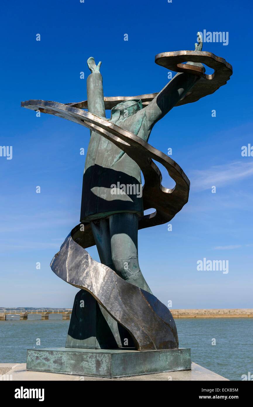 Perdu en mer sculpture Banque de photographies et d’images à haute ...