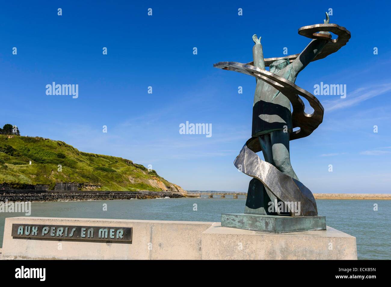 Perdu en mer sculpture Banque de photographies et d’images à haute ...