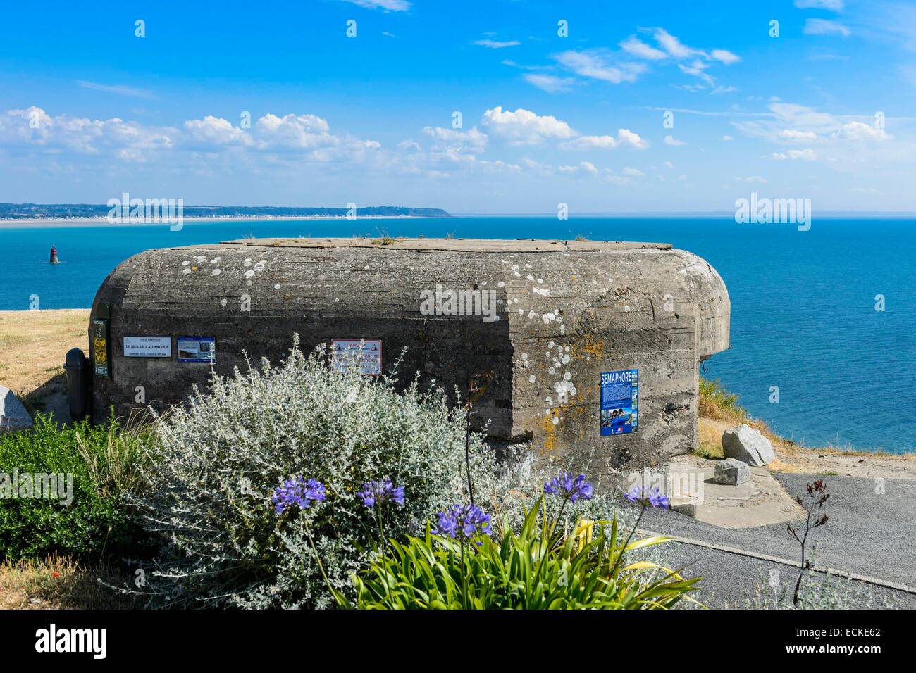 France, Manche, Cotentin, Granville, ville fortifiée construite sur un ...