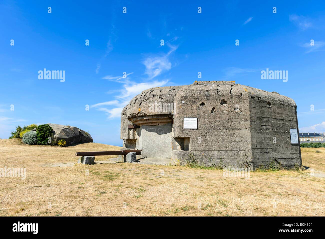 France, Manche, Cotentin, Granville, ville fortifiée construite sur un ...