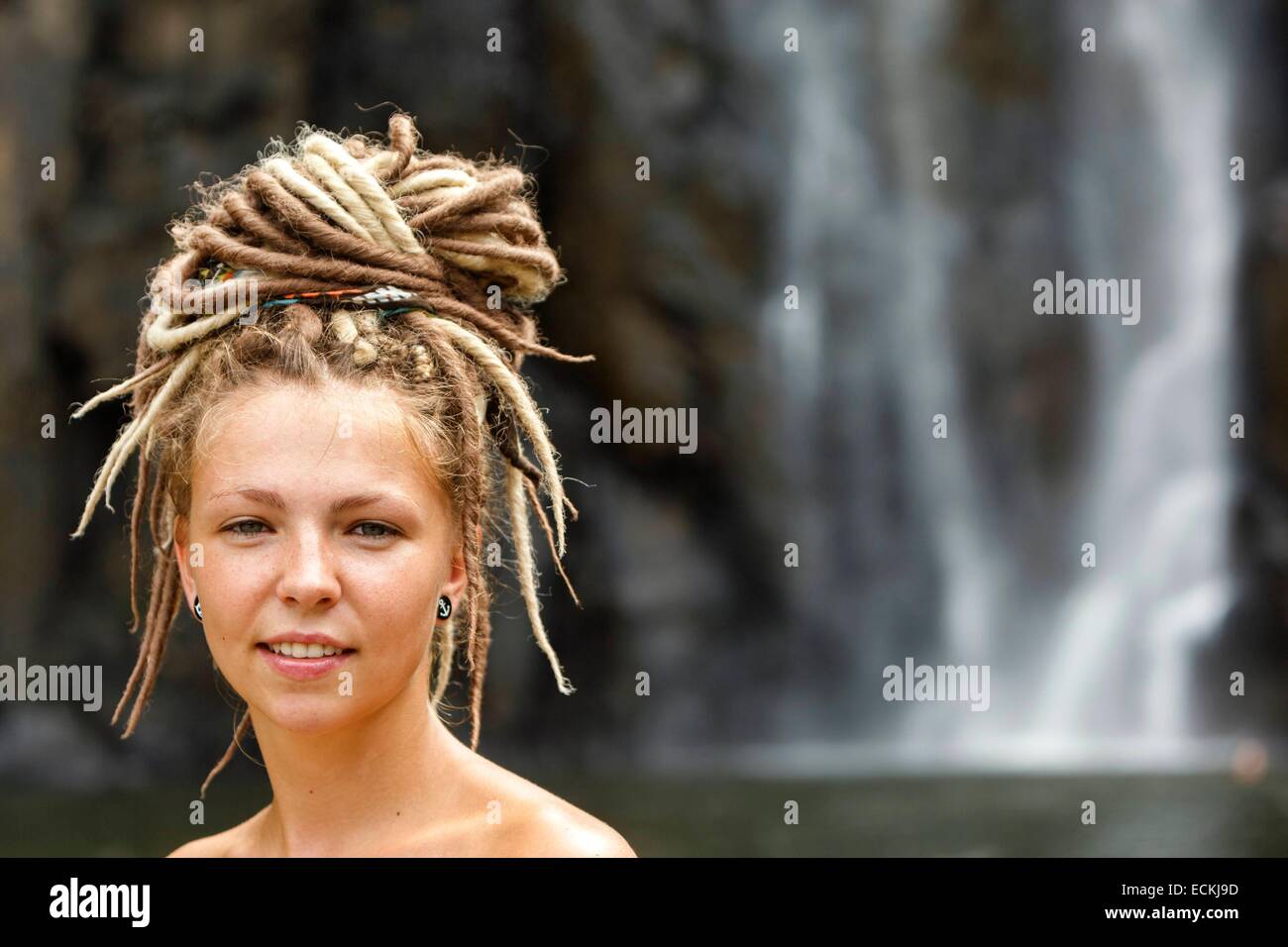 La France, l'île de la réunion, Grand Anse, Petit Ile, portrait d'une ...