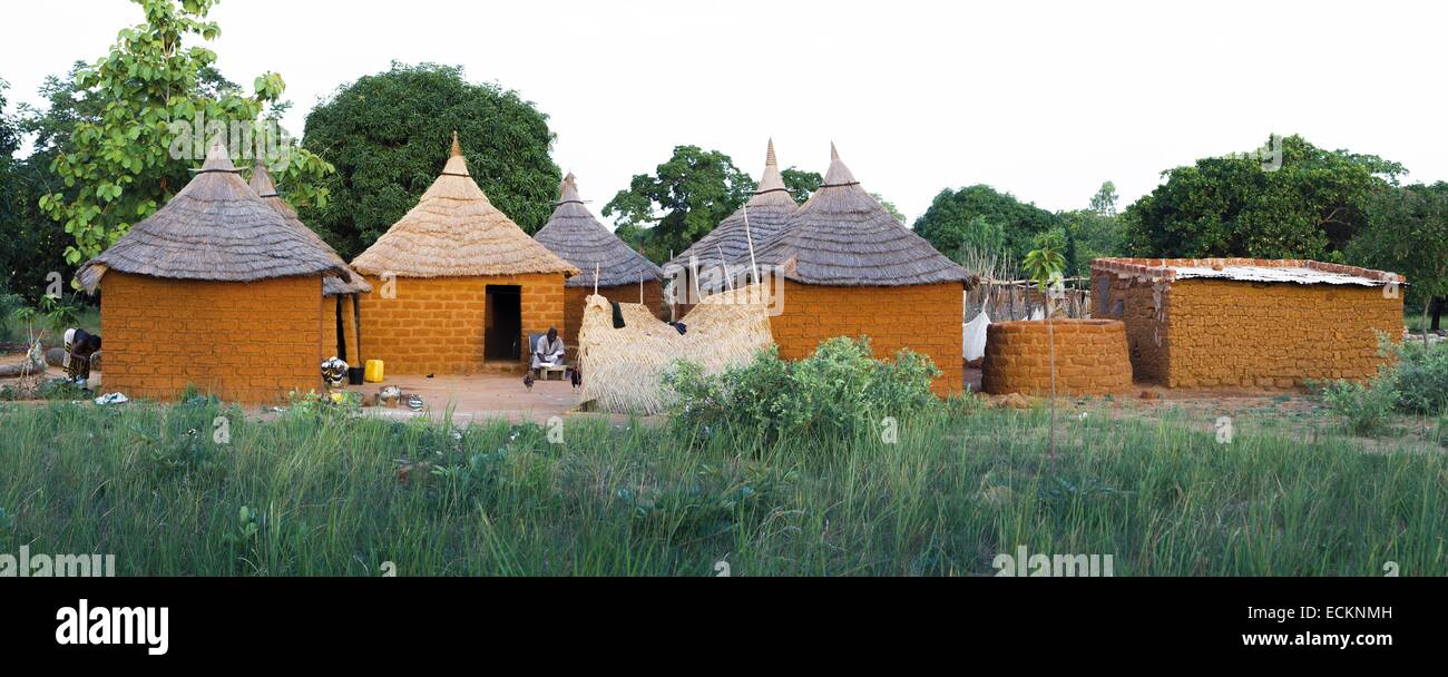 Le Burkina Faso, Bobo Dioulasso, Toussiana, vue horizontale d'un ...