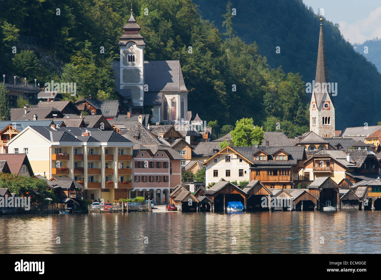 Vieille ville de hallstatt Banque de photographies et d’images à haute ...
