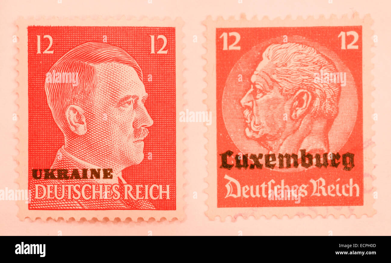 Hitler timbres Banque de photographies et d’images à haute résolution ...