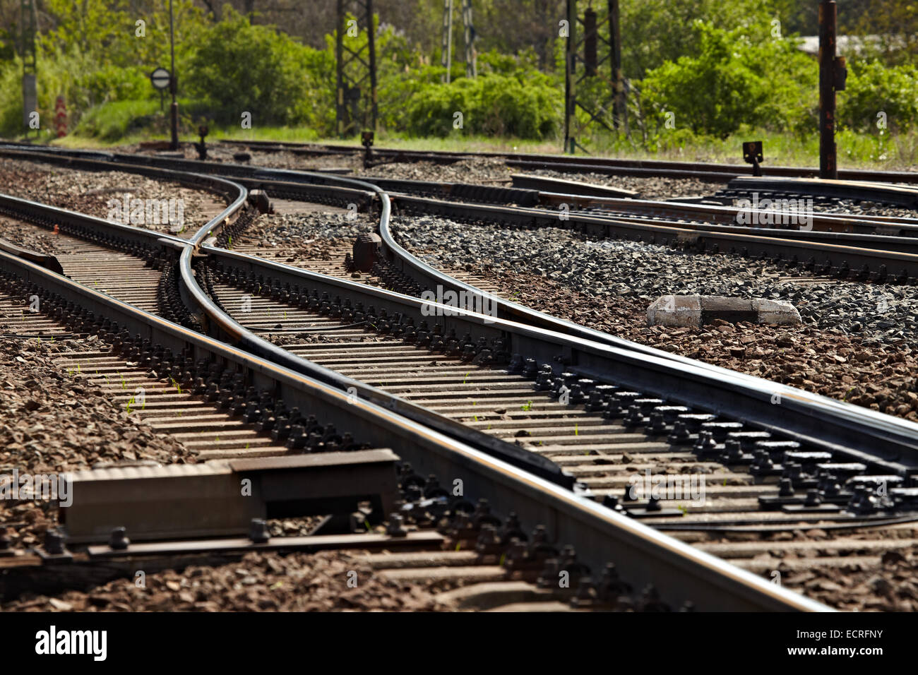 Des rails Banque de photographies et d’images à haute résolution - Alamy