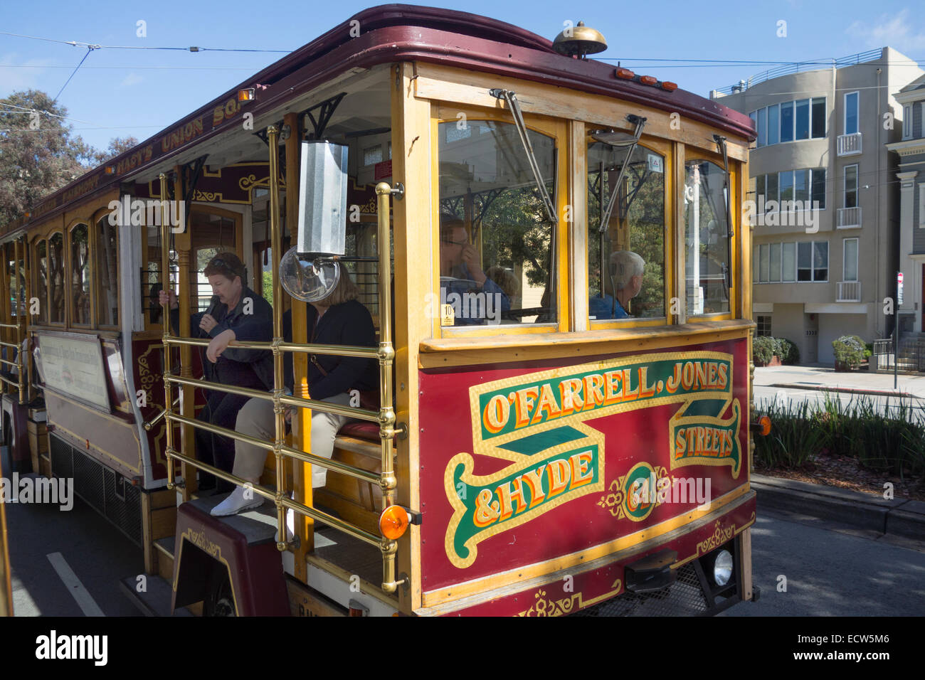 San francisco cable car driver Banque de photographies et d’images à ...