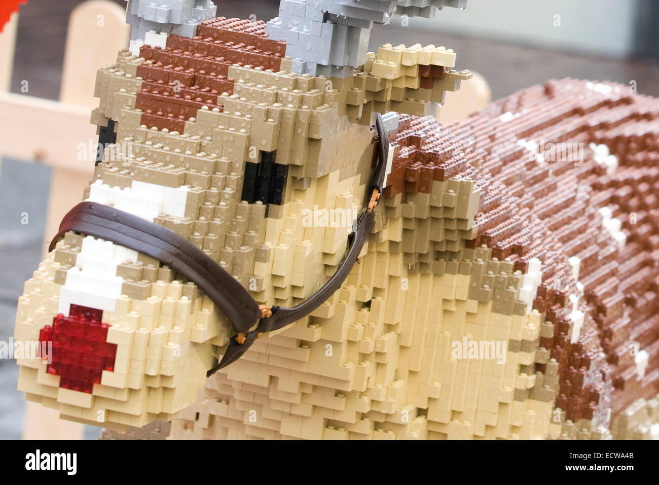 Rudolf renne au nez rouge Banque de photographies et d’images à haute ...