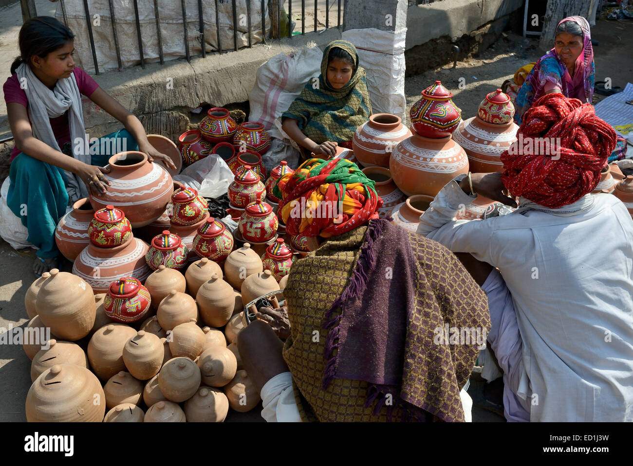 Poterie village inde Banque de photographies et d’images à haute ...