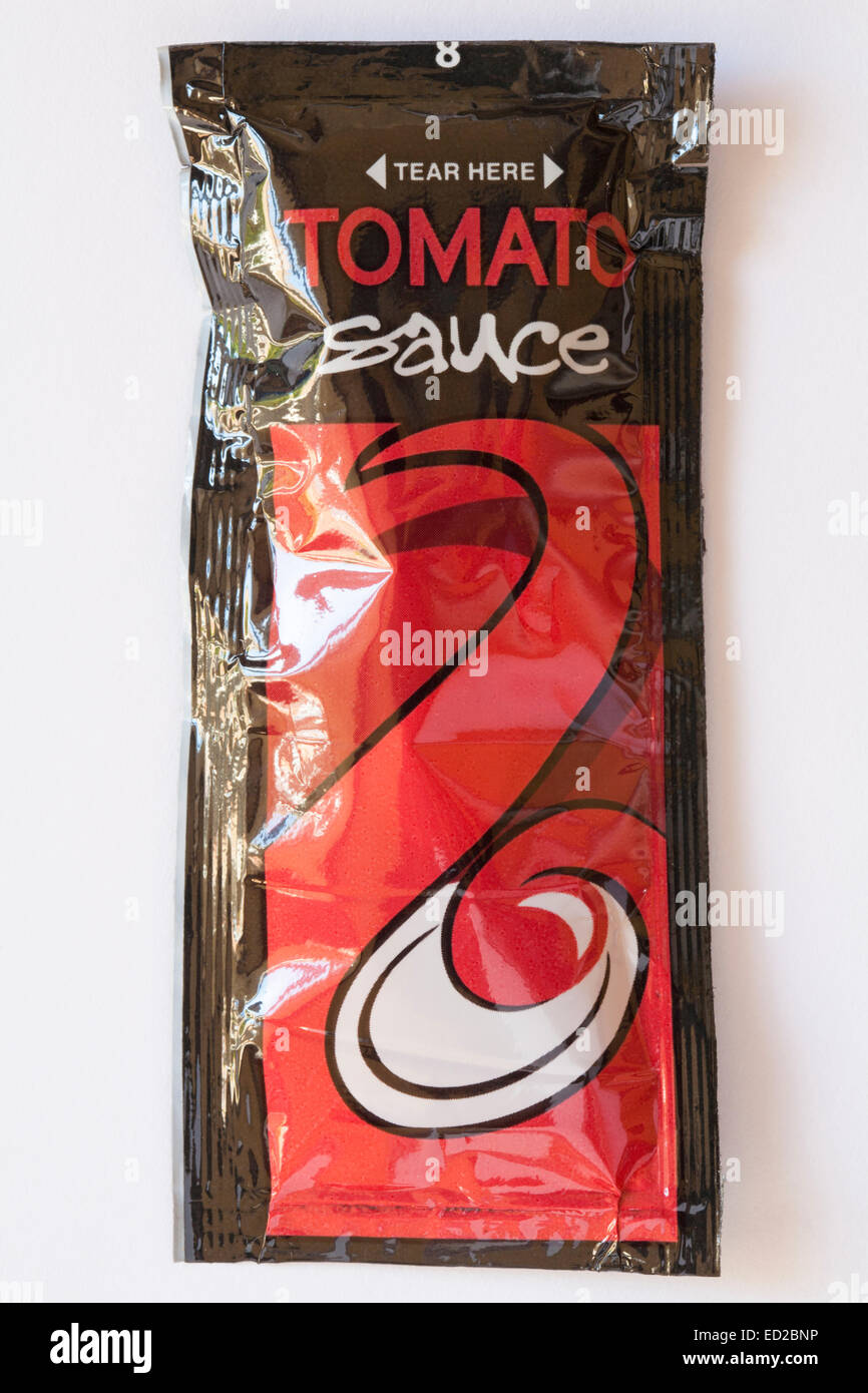 Tomato sauce sachet Banque de photographies et d’images à haute ...
