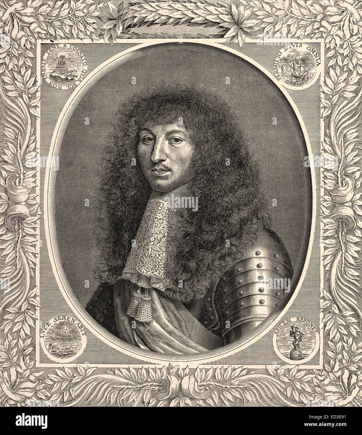 Portrait de Louis XIV, Louis le Grand, 1638 - 1715, Roi de France et de ...