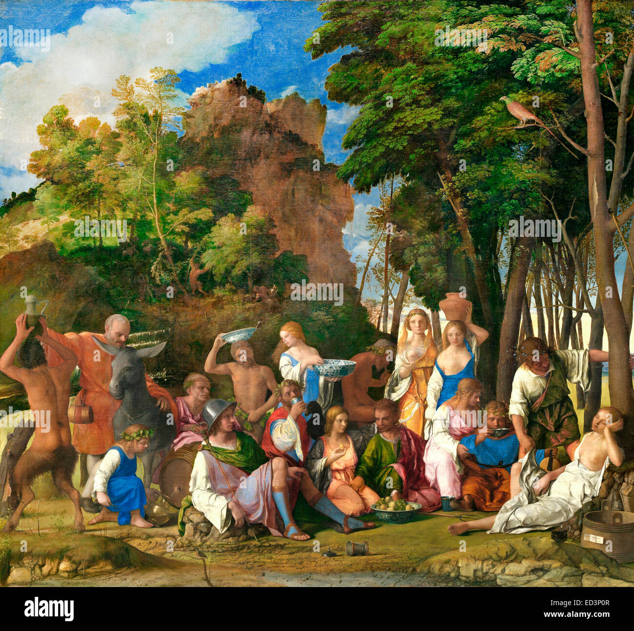 Giovanni Bellini, Le Festin des Dieux 1514-1529 Huile sur toile ...