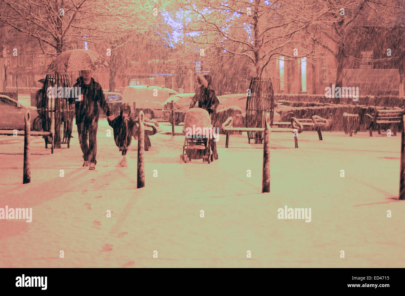 Hucknall, Nottinghamshire, Angleterre. Dec 26, 2014. Météo France ...