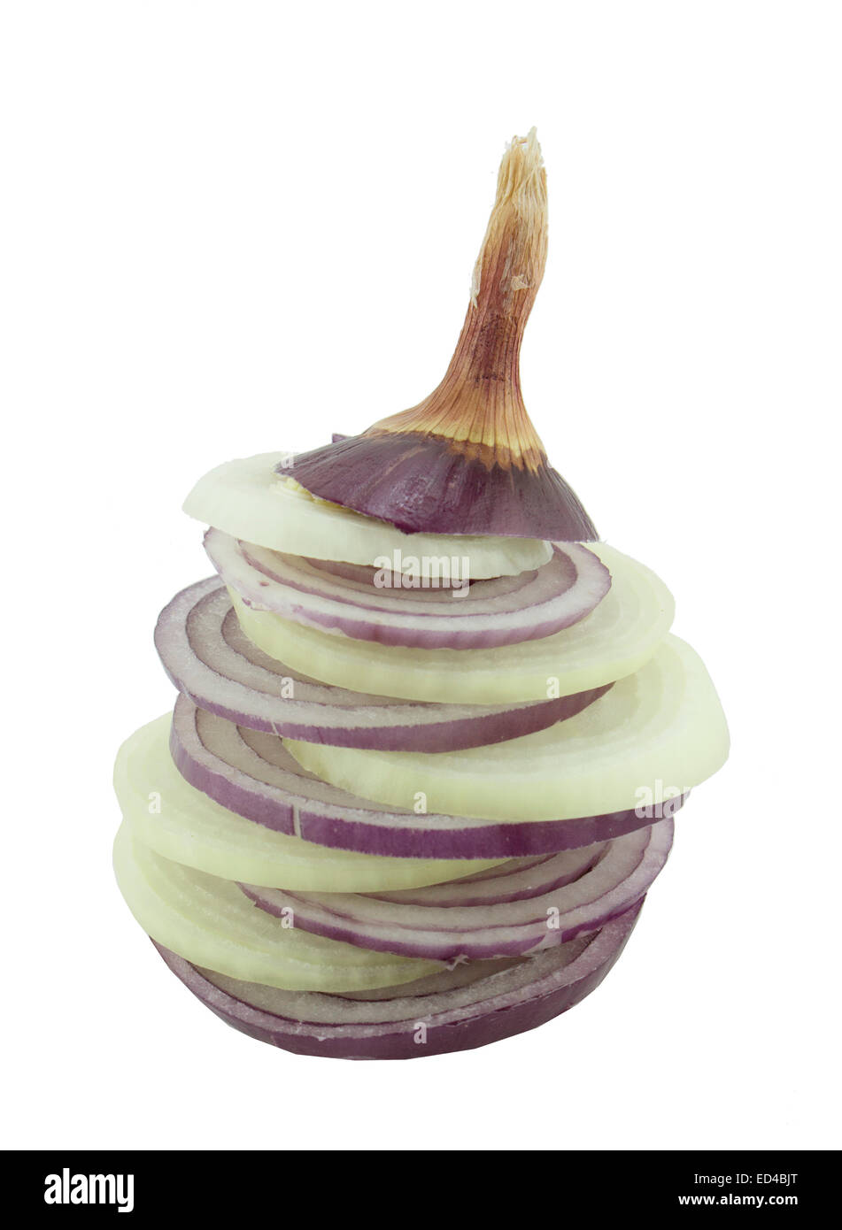Tranche d'oignon rouge Banque de photographies et d’images à haute ...