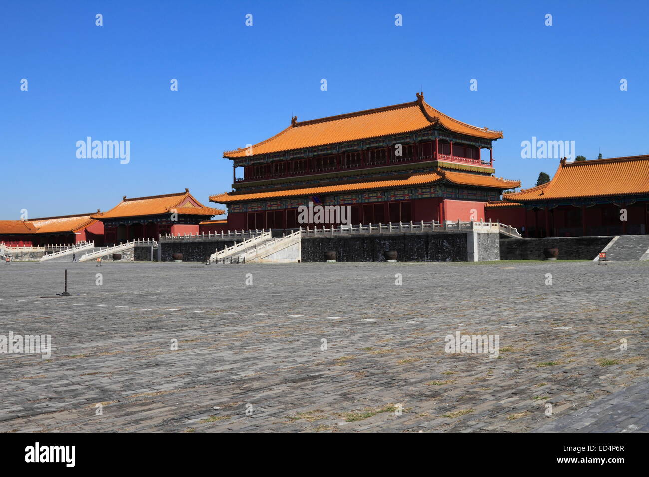 La Cité Interdite, la Place Tiananmen, le Palais Impérial, Pékin, Chine ...