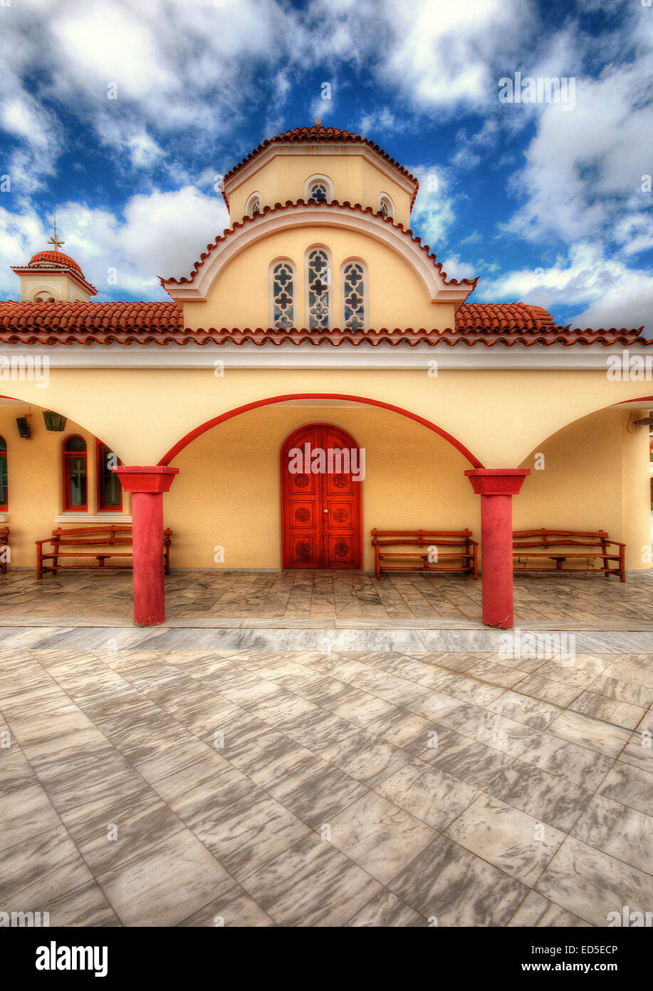 Vue imprenable de l'île grecque de Crète. Cretian Paysages. Cretian ...