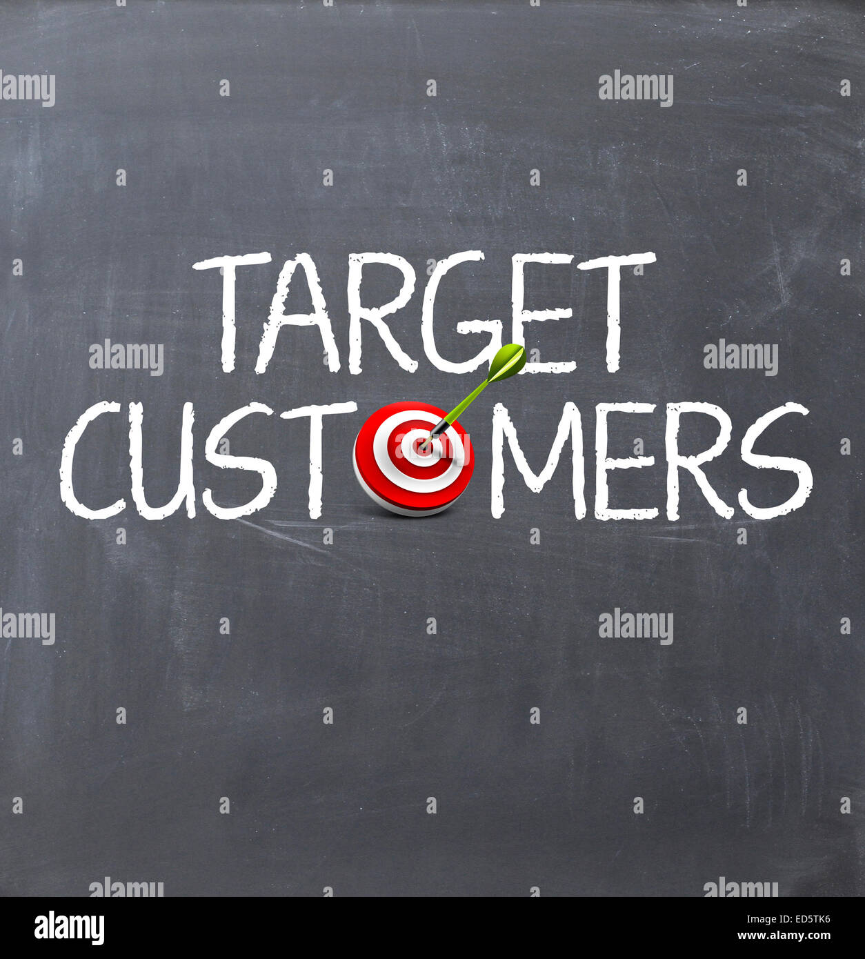 Cibler les clients à trouver un marché de niche Photo Stock - Alamy