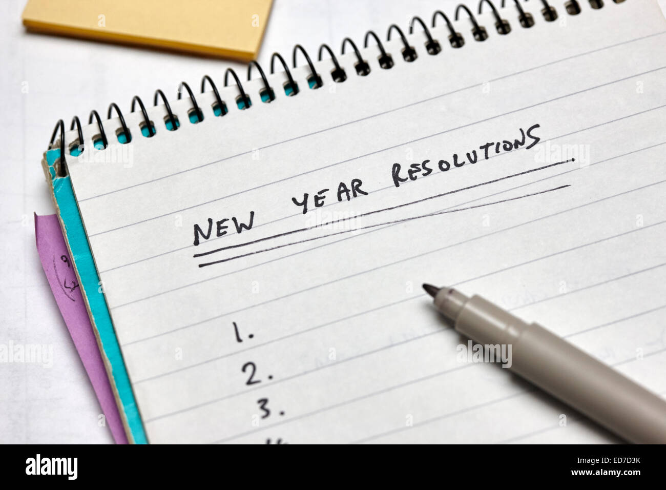 Résolution de nouvelle année Banque de photographies et d’images à ...