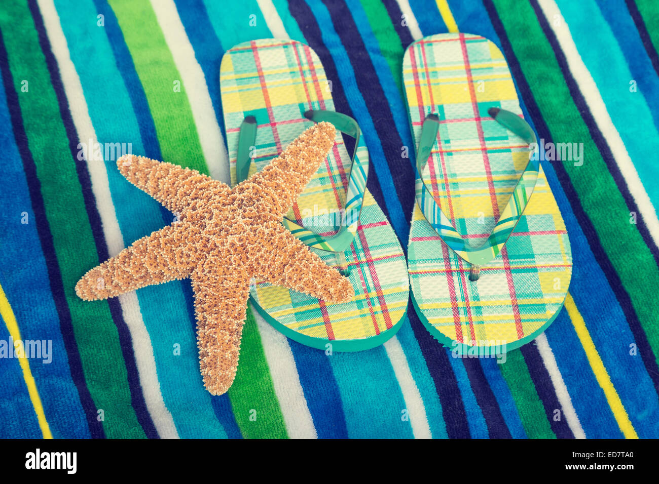 Serviette de plage Banque de photographies et d’images à haute résolution - Alamy