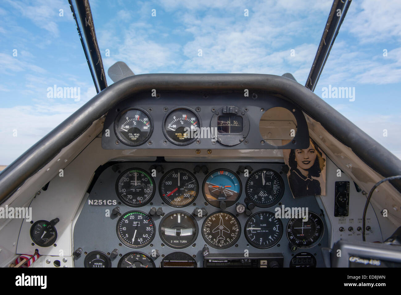 Cockpit north american p 51 mustang Banque de photographies et d’images ...