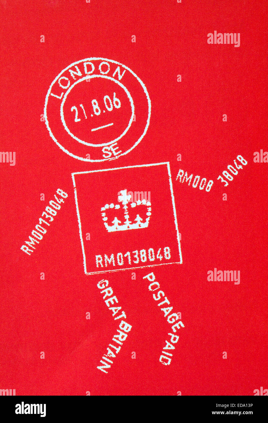 Guide des tailles du courrier royal Banque de photographies et d’images ...