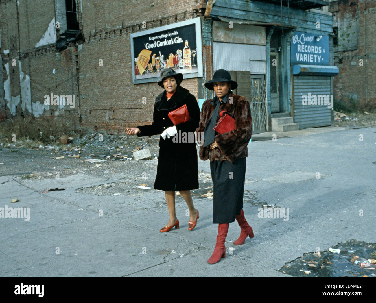 Rues de la ville de new york des années 80 Banque de photographies et d ...