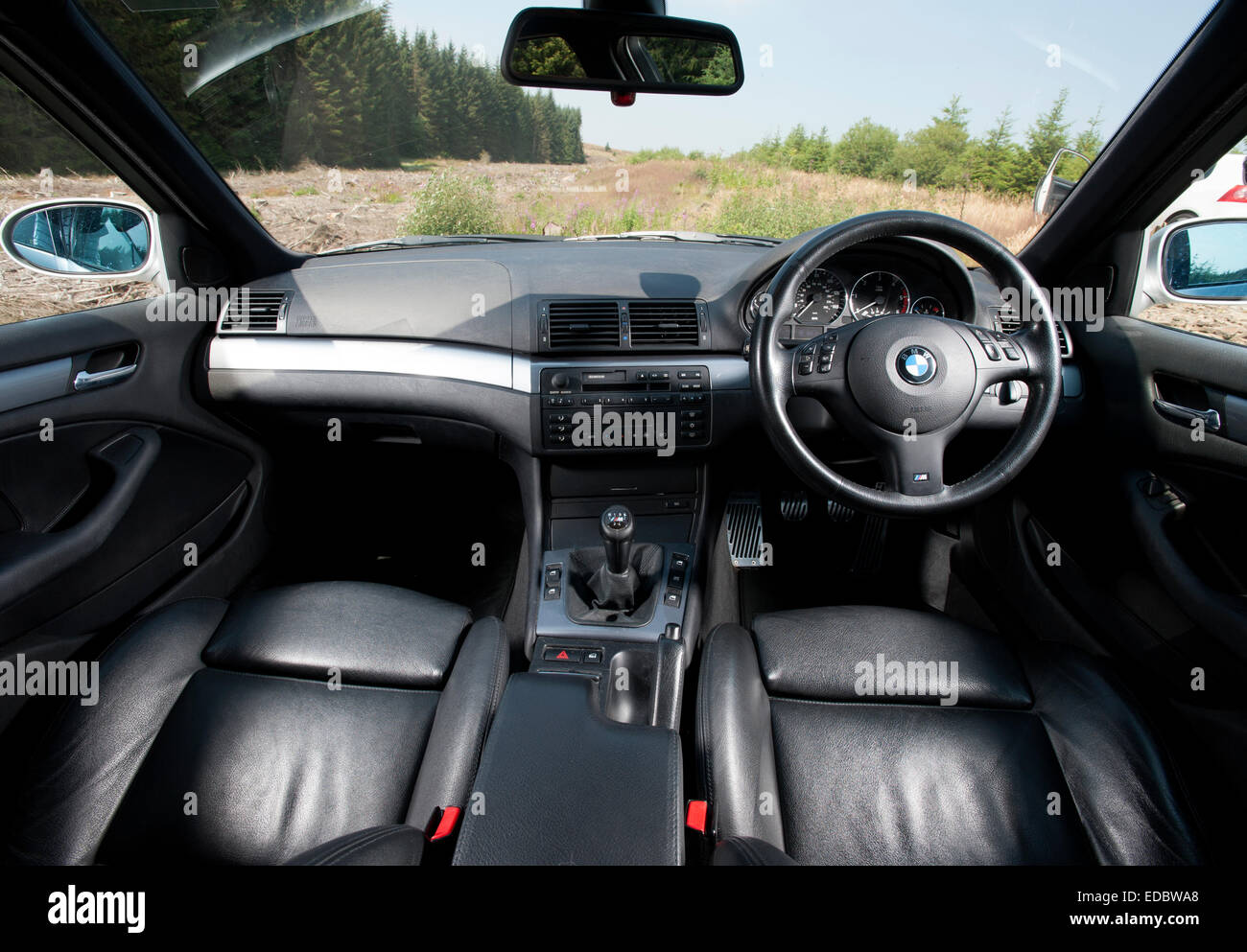 2002 E46 335d BMW Série 3 interior Photo Stock - Alamy