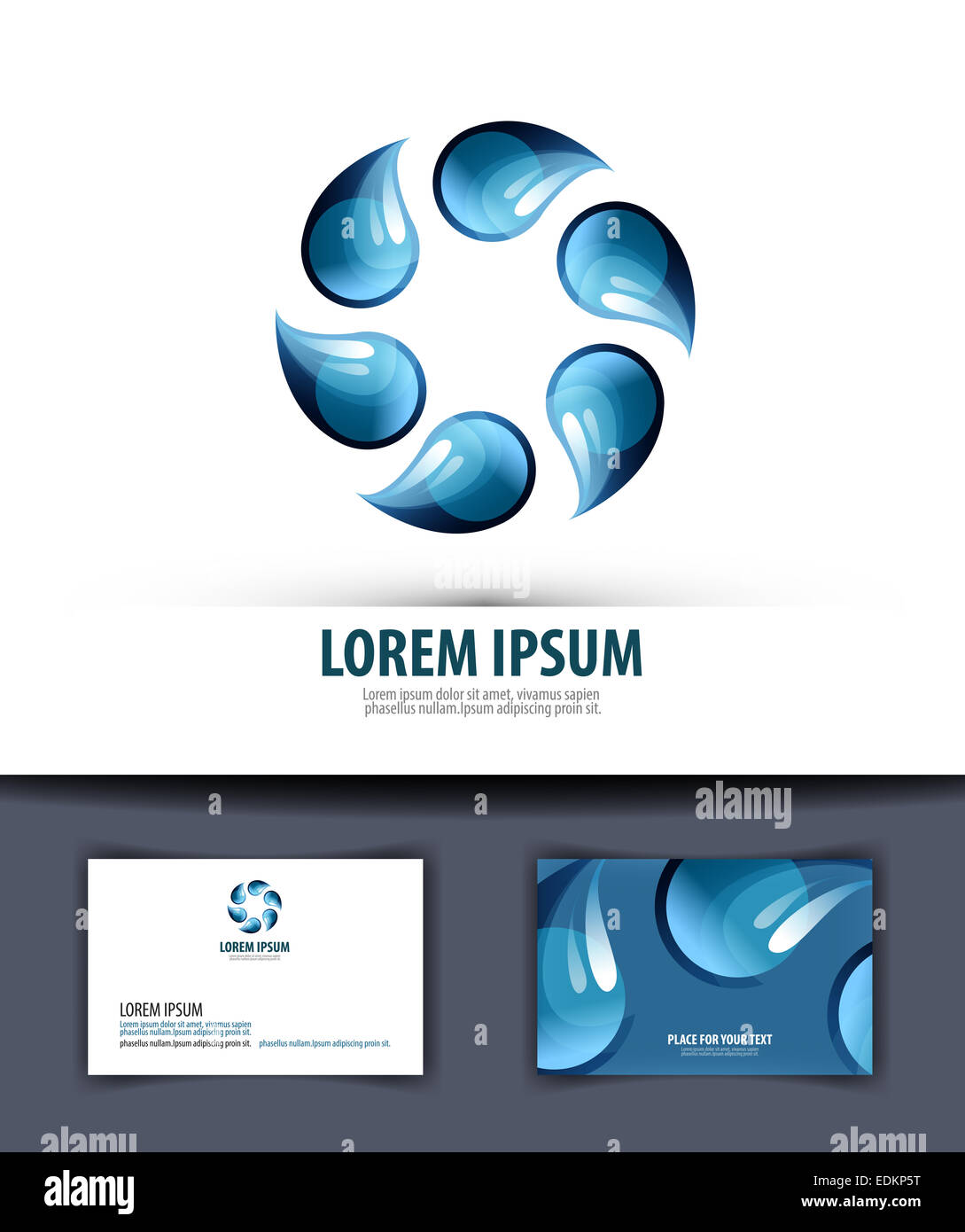 Eau potable logo Banque de photographies et d’images à haute résolution ...