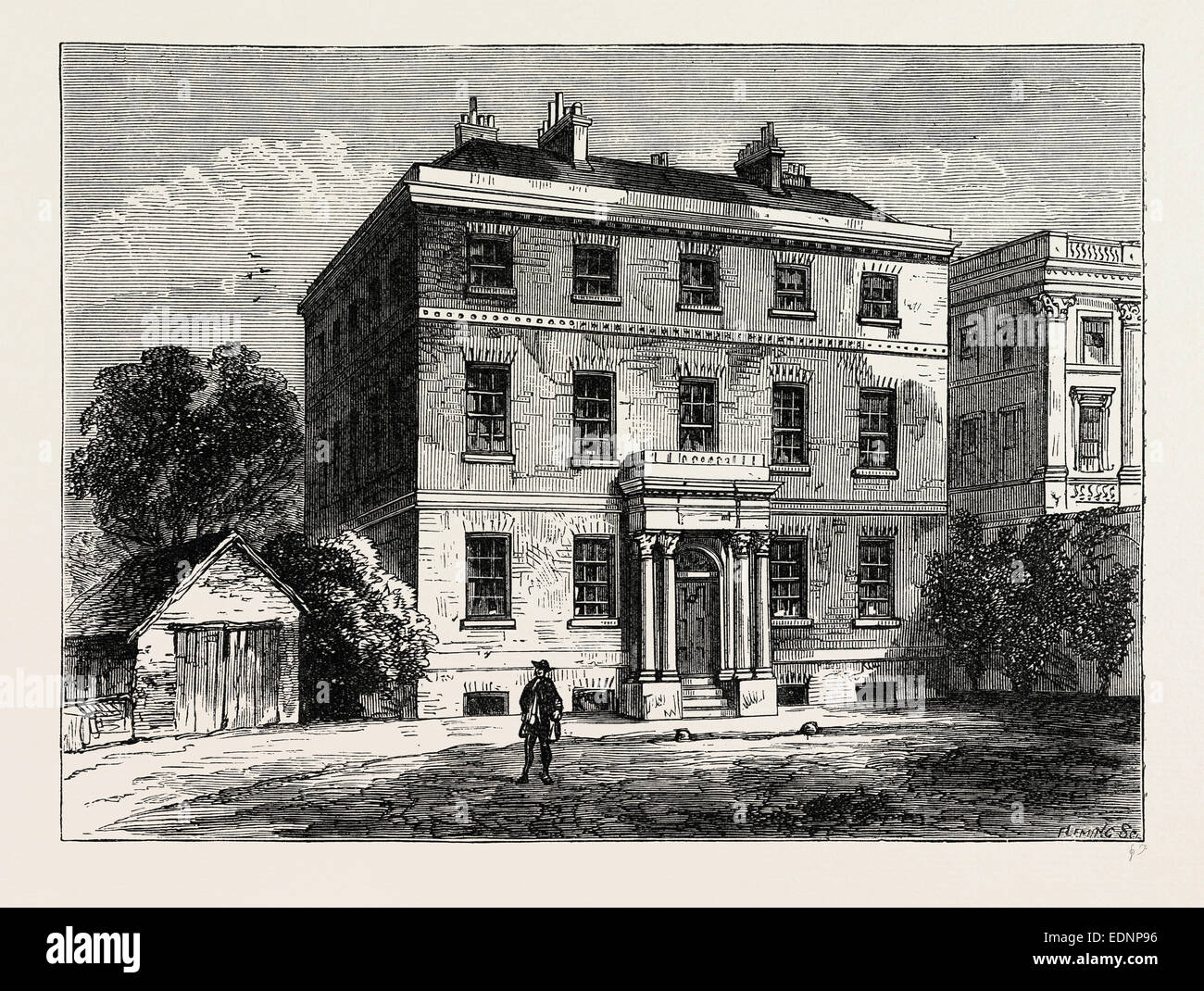 Maison à Londres 19ème Siècle Banque De Photographies Et Dimages à