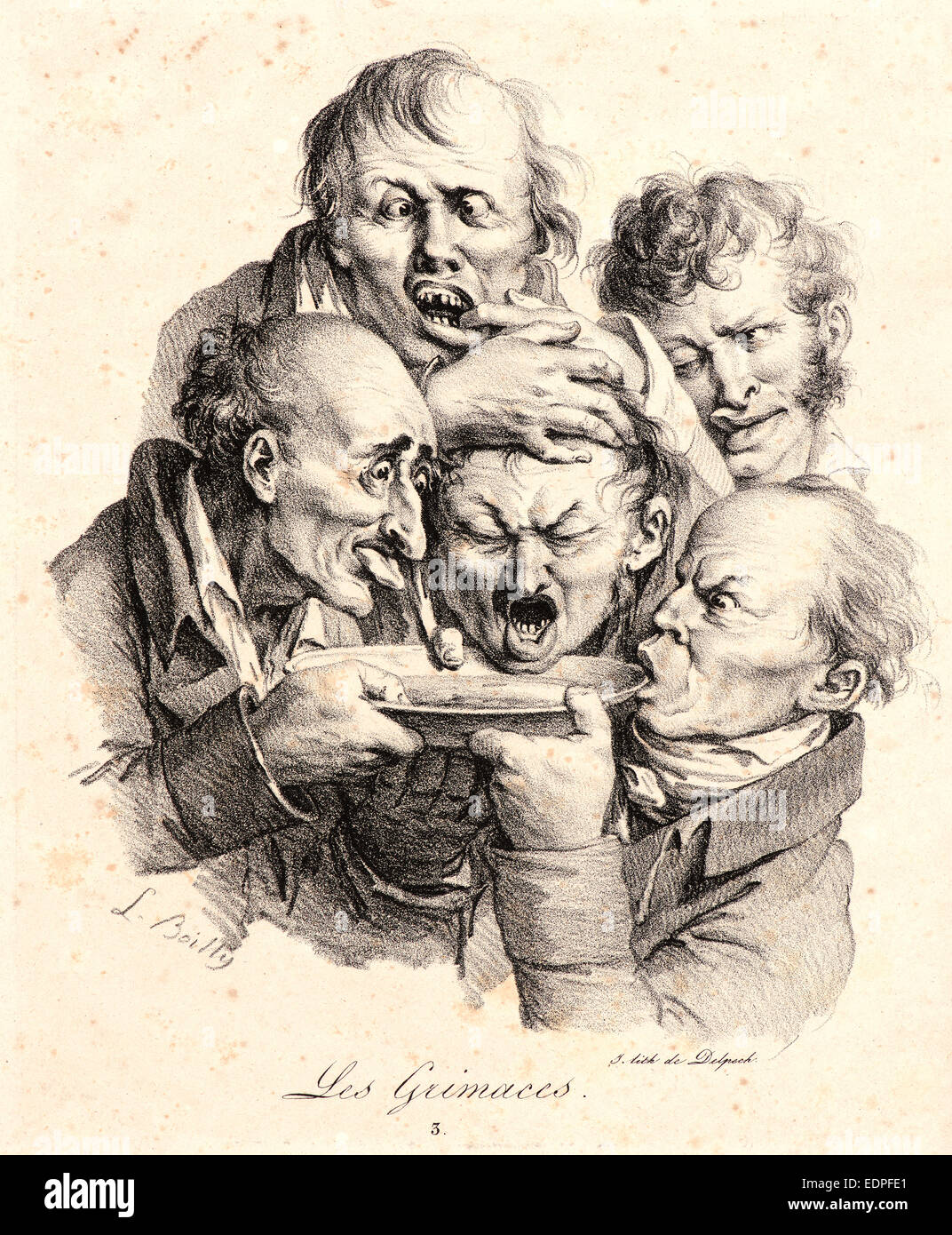 Grimaces boilly Banque de photographies et d’images à haute résolution ...