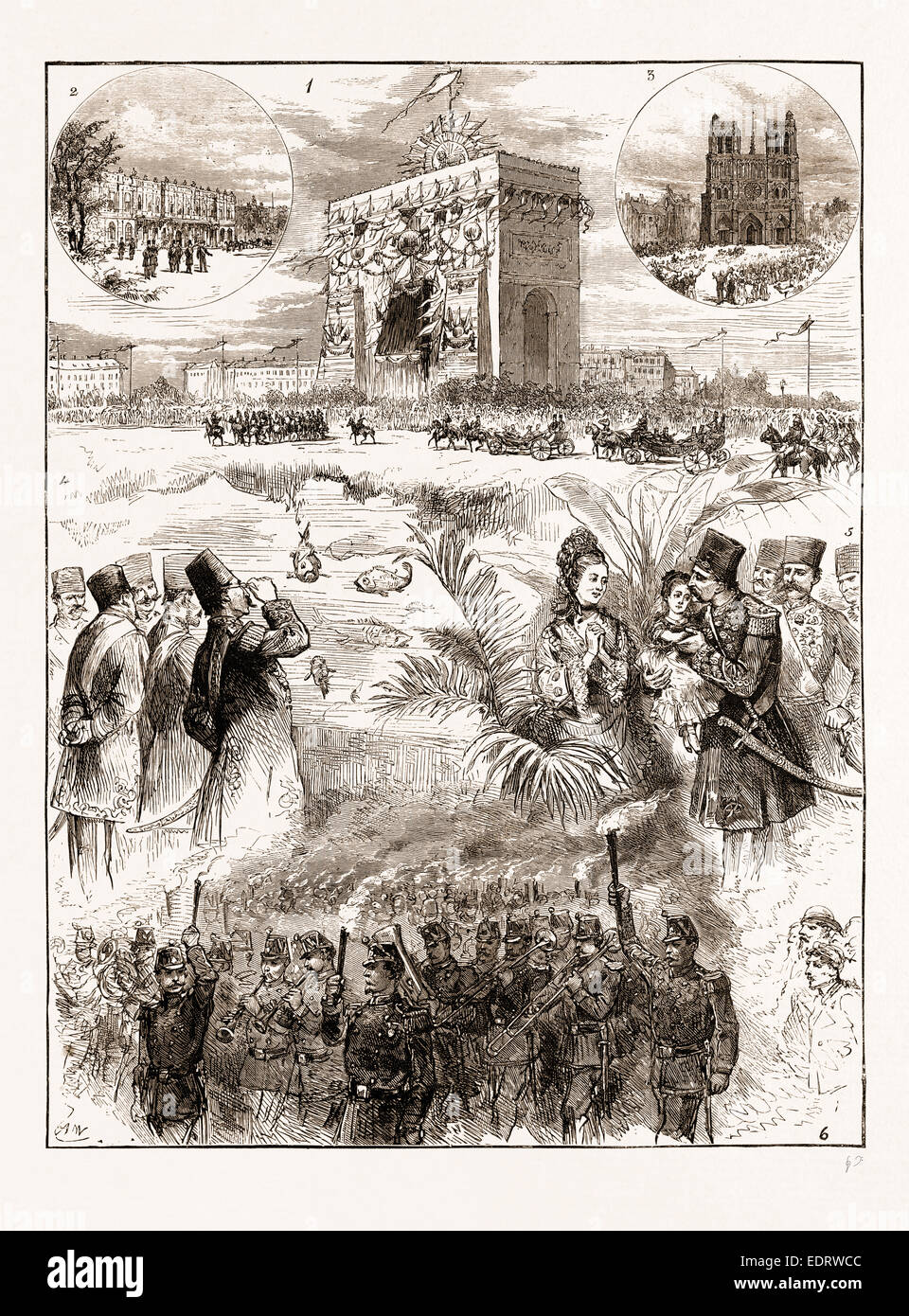 Le shah de Perse (Iran) À PARIS, en France, 1873 1. L'ARRIVÉE DU SHAH ...