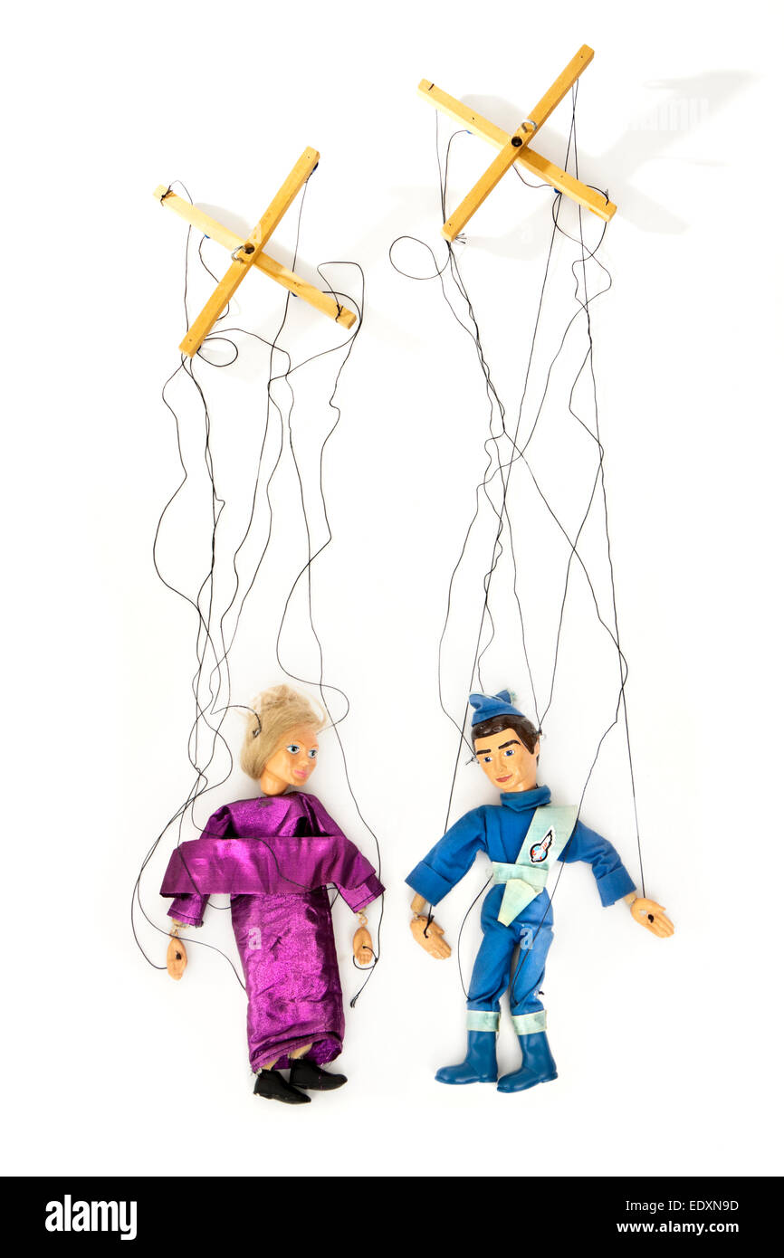 Thunderbirds série de marionnettes classiques des années 60 Banque de ...