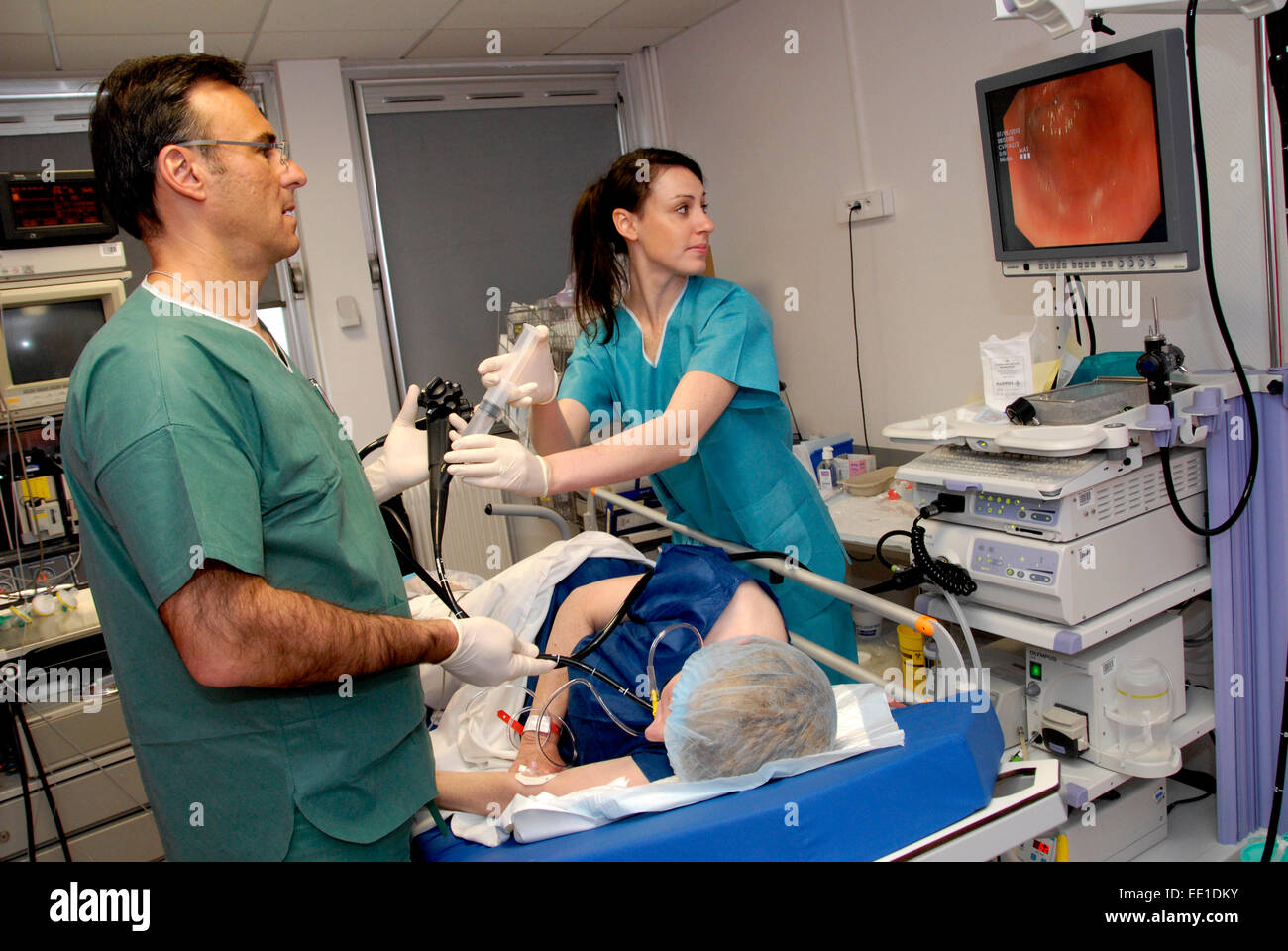 Endoscopie digestive haute Banque de photographies et d’images à haute résolution - Alamy
