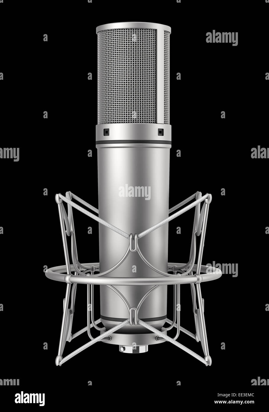 Old microphone isolated Banque de photographies et d’images à haute résolution - Alamy