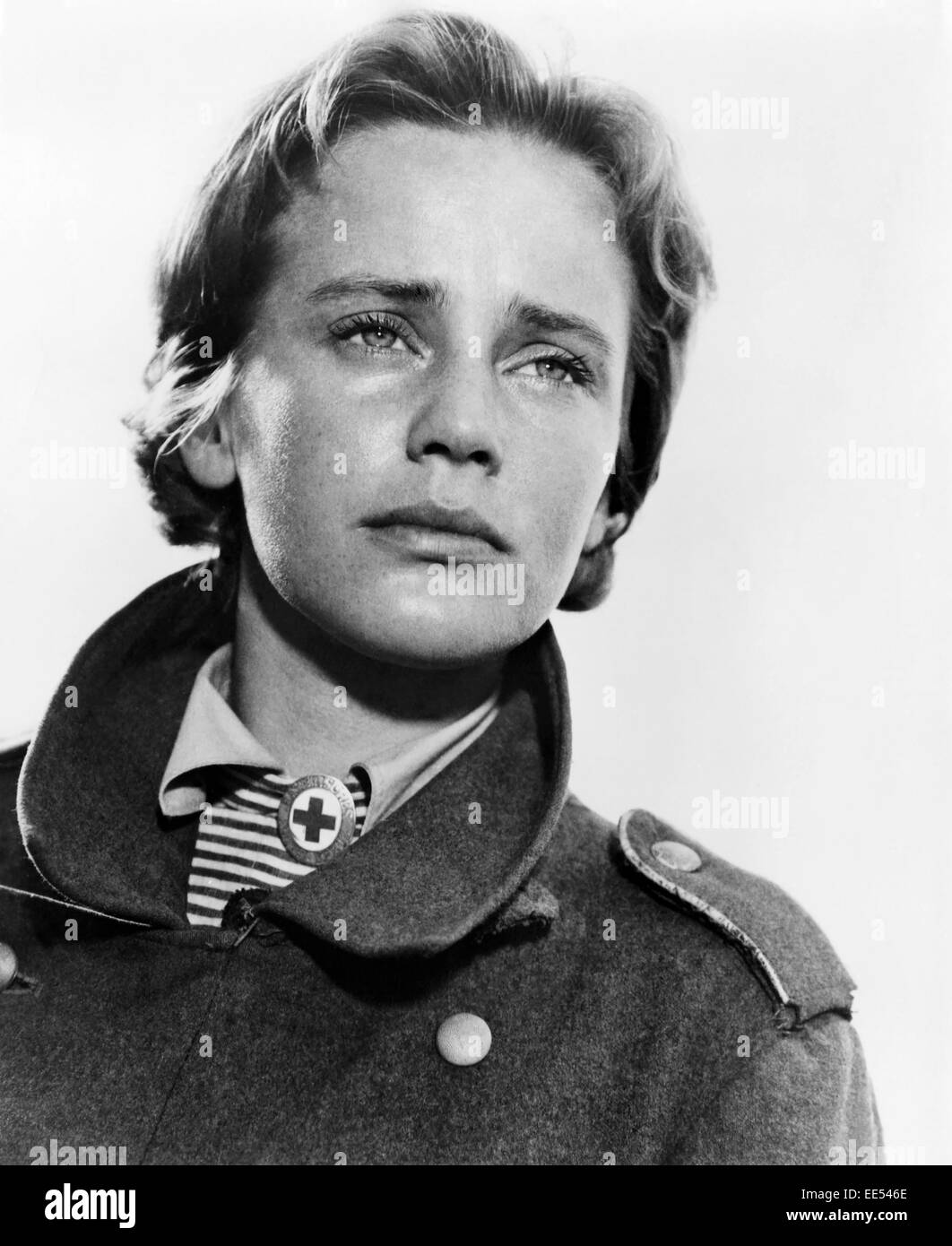 Maria schell maria schell maria Banque d'images noir et blanc - Alamy