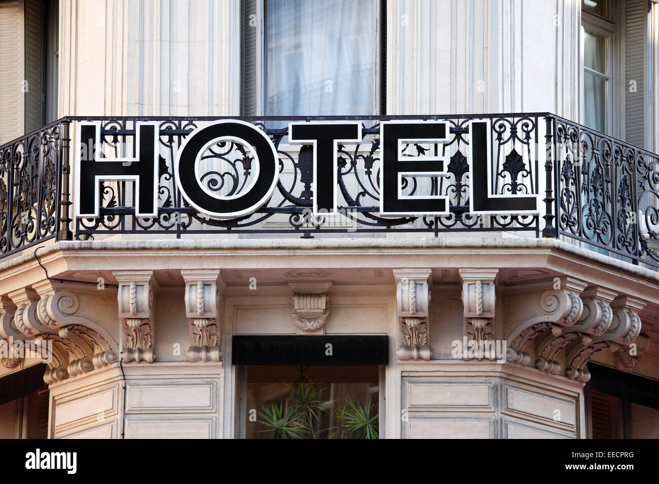 Hotel sign Banque de photographies et d’images à haute résolution - Alamy