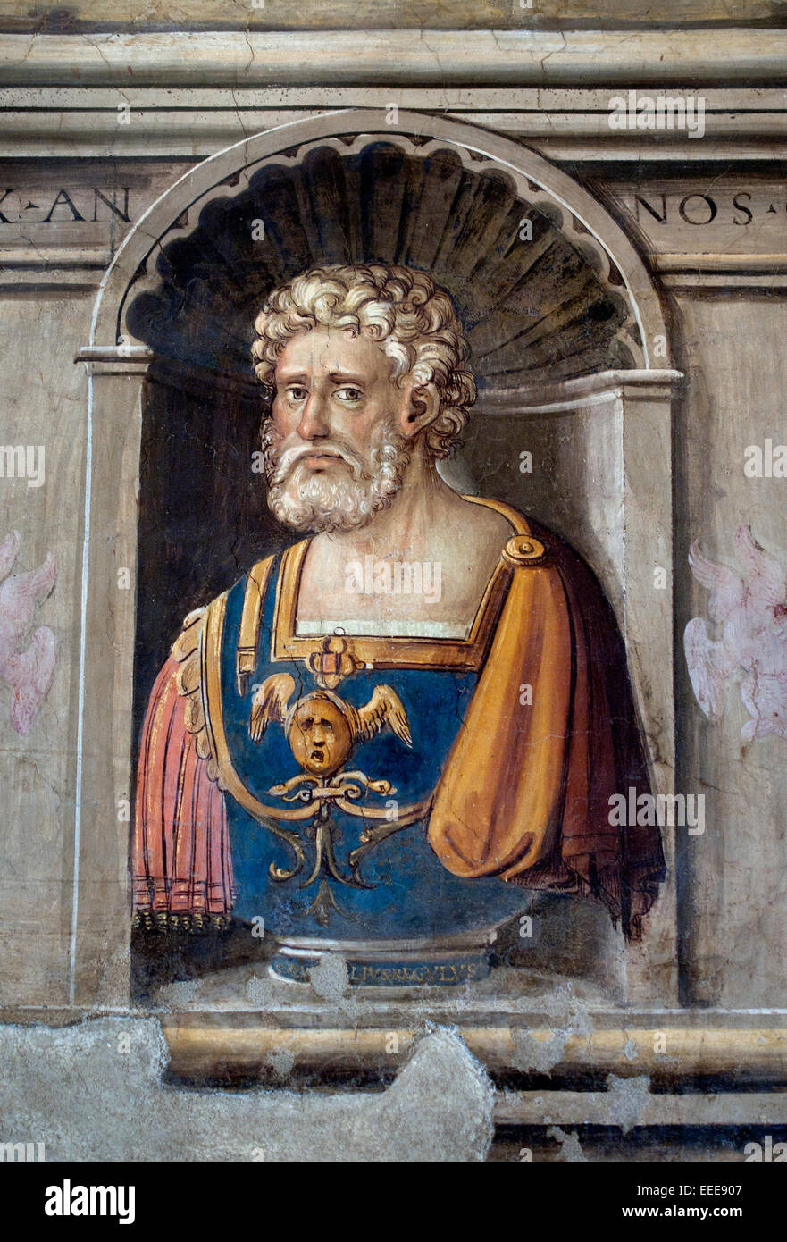 Fresque romaine Musée du Capitole de Rome Italie Italien Photo Stock ...