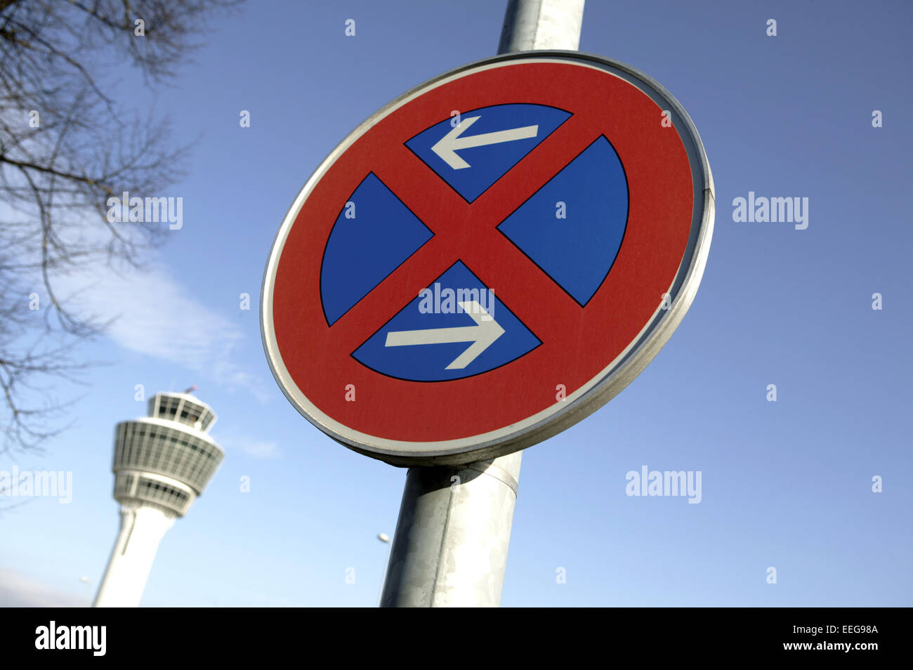 Halteverbot, Halteverbotsschild, Nahaufnahme, Nahaufnahmen, Schild ...