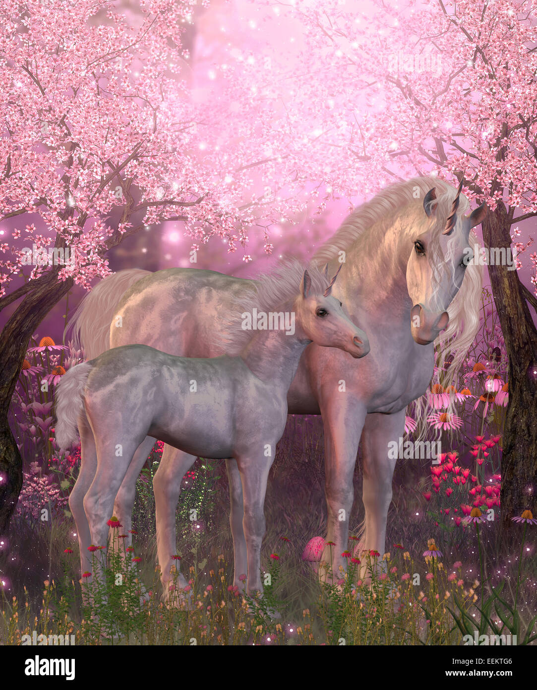 Licorne blanche Banque de photographies et d’images à haute résolution ...