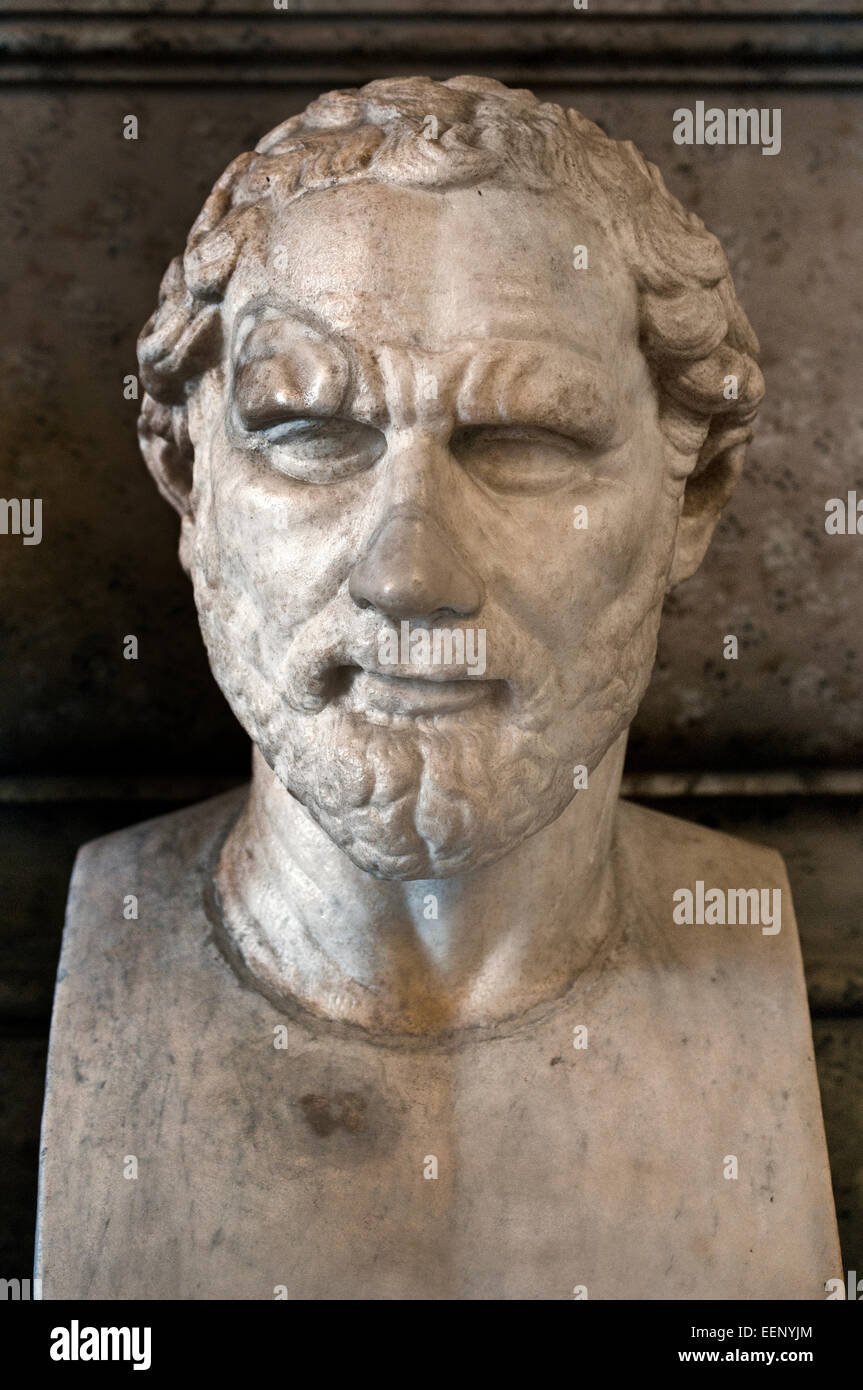 Demosthenes greek orator sculpture Banque de photographies et d’images ...