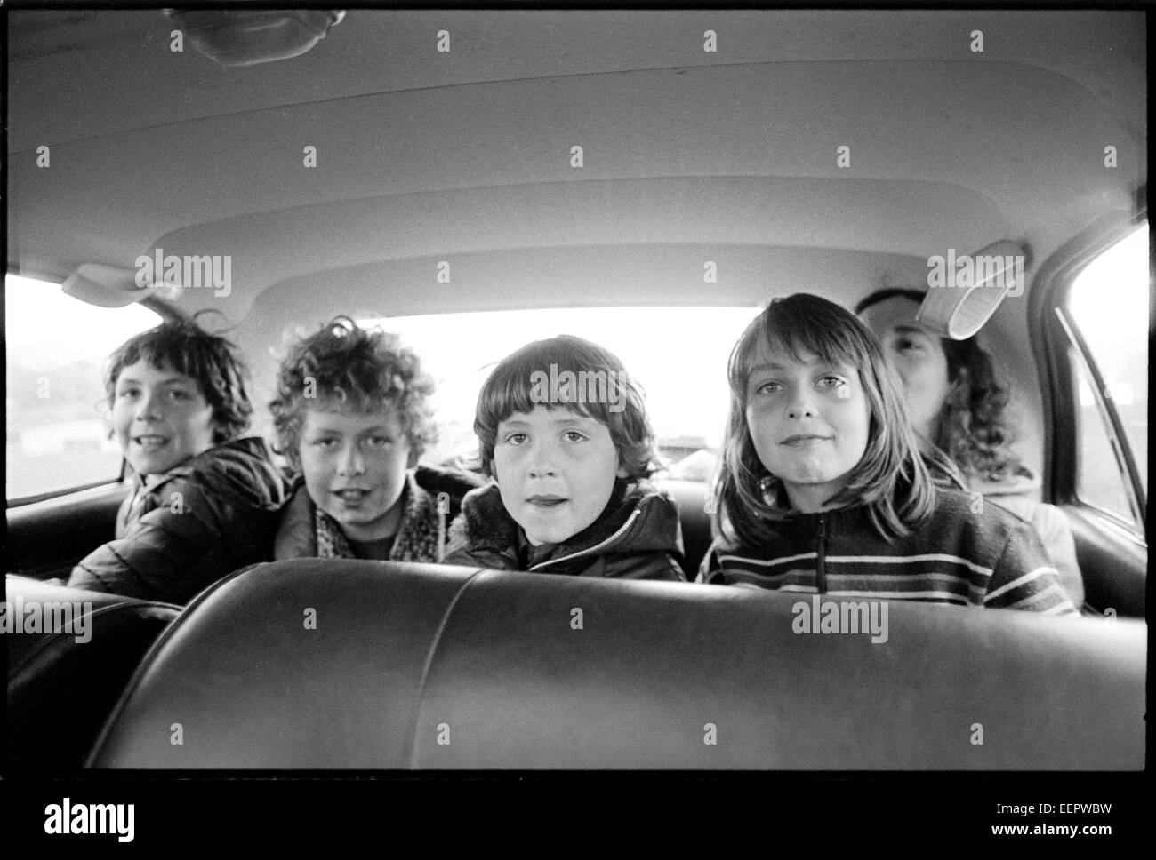 Ford famille Banque d'images noir et blanc - Alamy